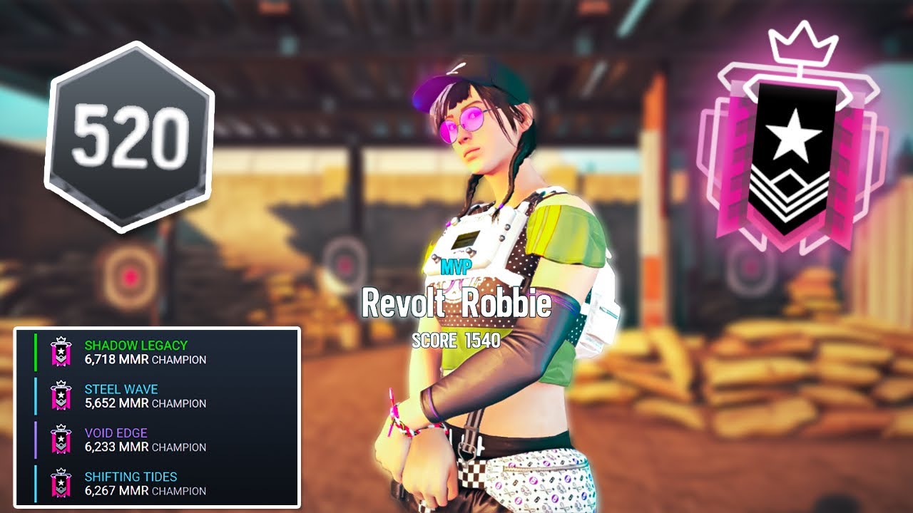 level 500 plays in Champion Ranked - Rainbow Six Siege Console Shadow ...