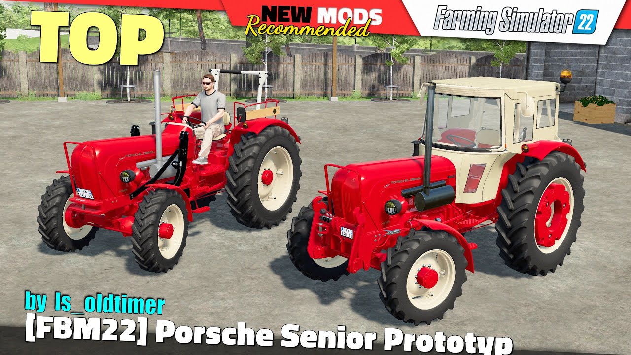 FS22 | [FBM22] Porsche Senior Prototyp - Farming Simulator 22 New Mods ...