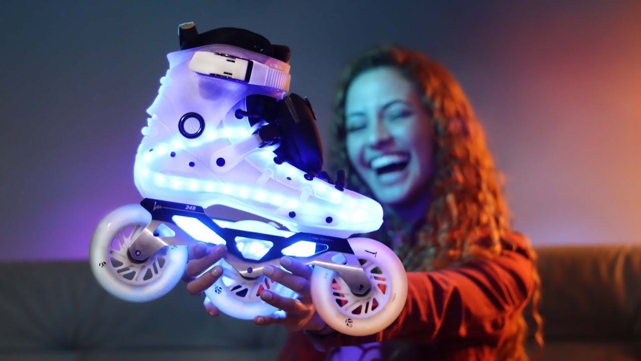 CUSTOMIZANDO PATINS COM FITA DE LED - YouTube