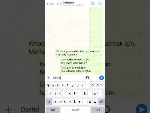 Whatsapp’da farklı şekillerde yazmak için bilinmesi gerekenler