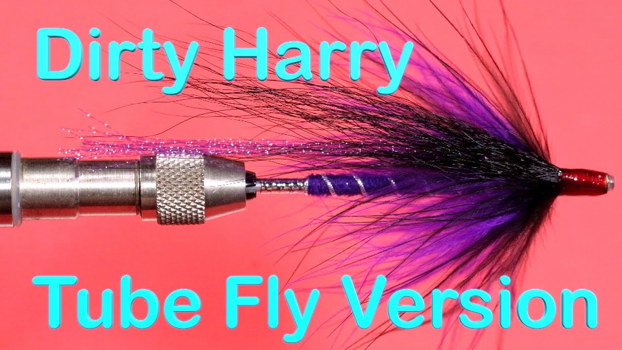 Steelhead Flies: Dirty Harry Tube Fly Version - YouTube
