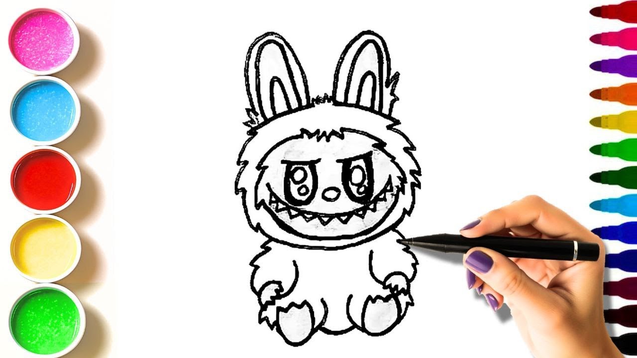 Labubu Drawing 😈 | Step-by-Step Tutorial for a Cute & Charming ...