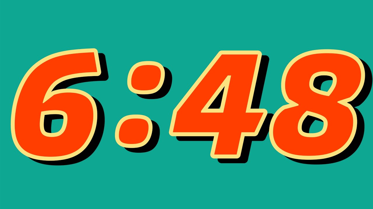 6 Minute And 48 Second Timer YouTube