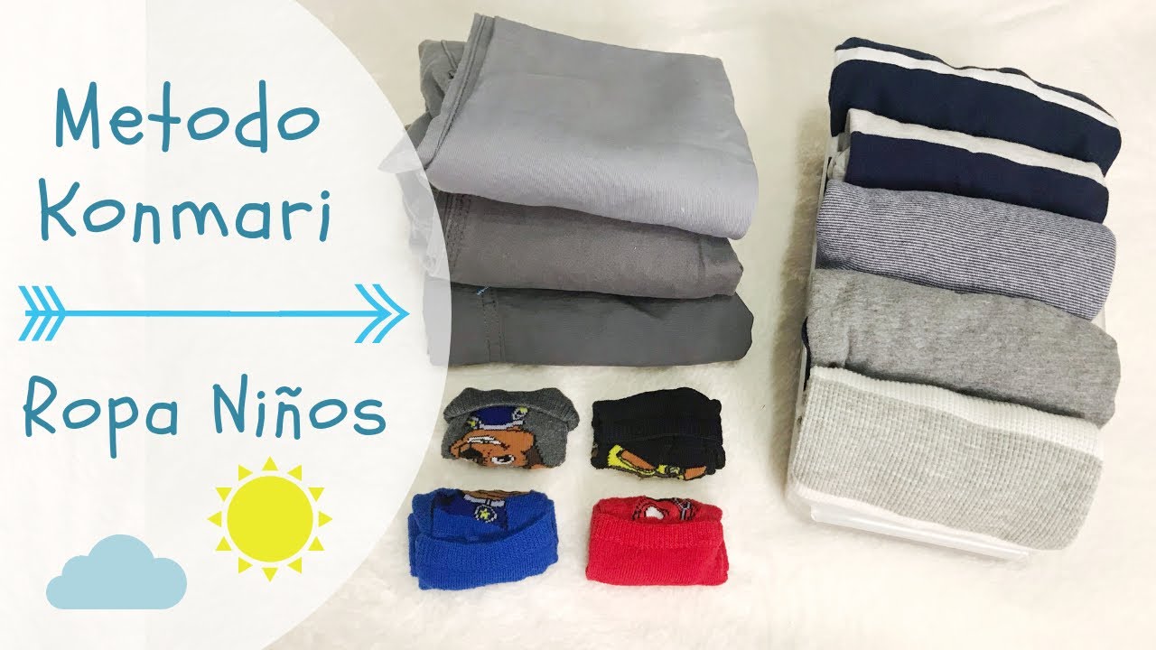 Como doblar ropa de niños | Método Konmari | Camisas, Pantalones ...