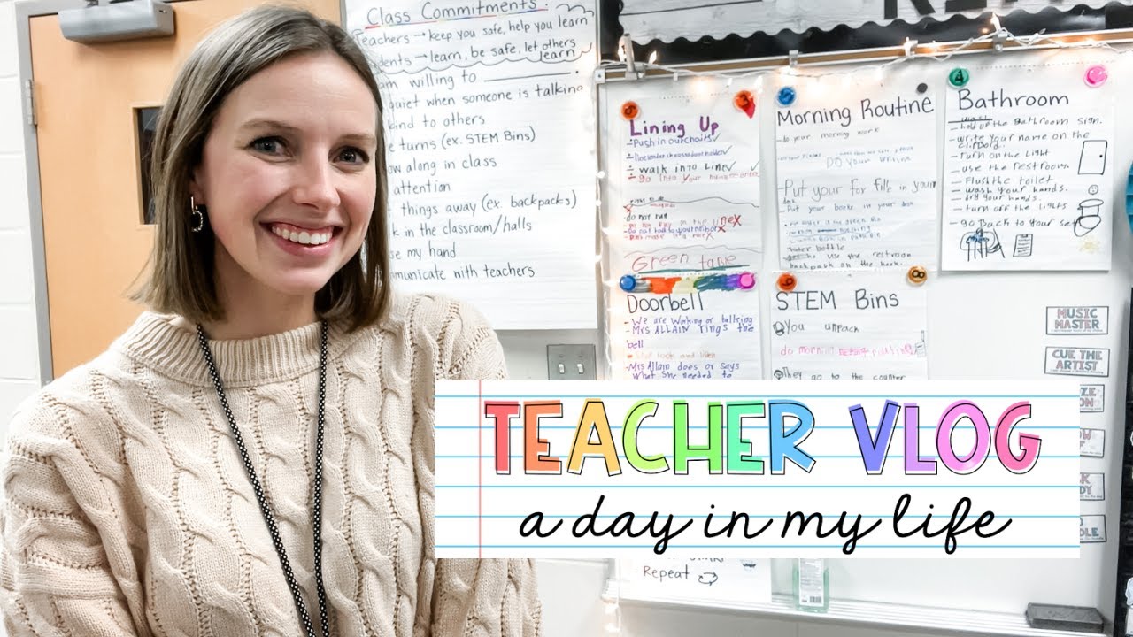 TEACHER VLOG | in depth day, first vlog of 2024, real and raw audio ...