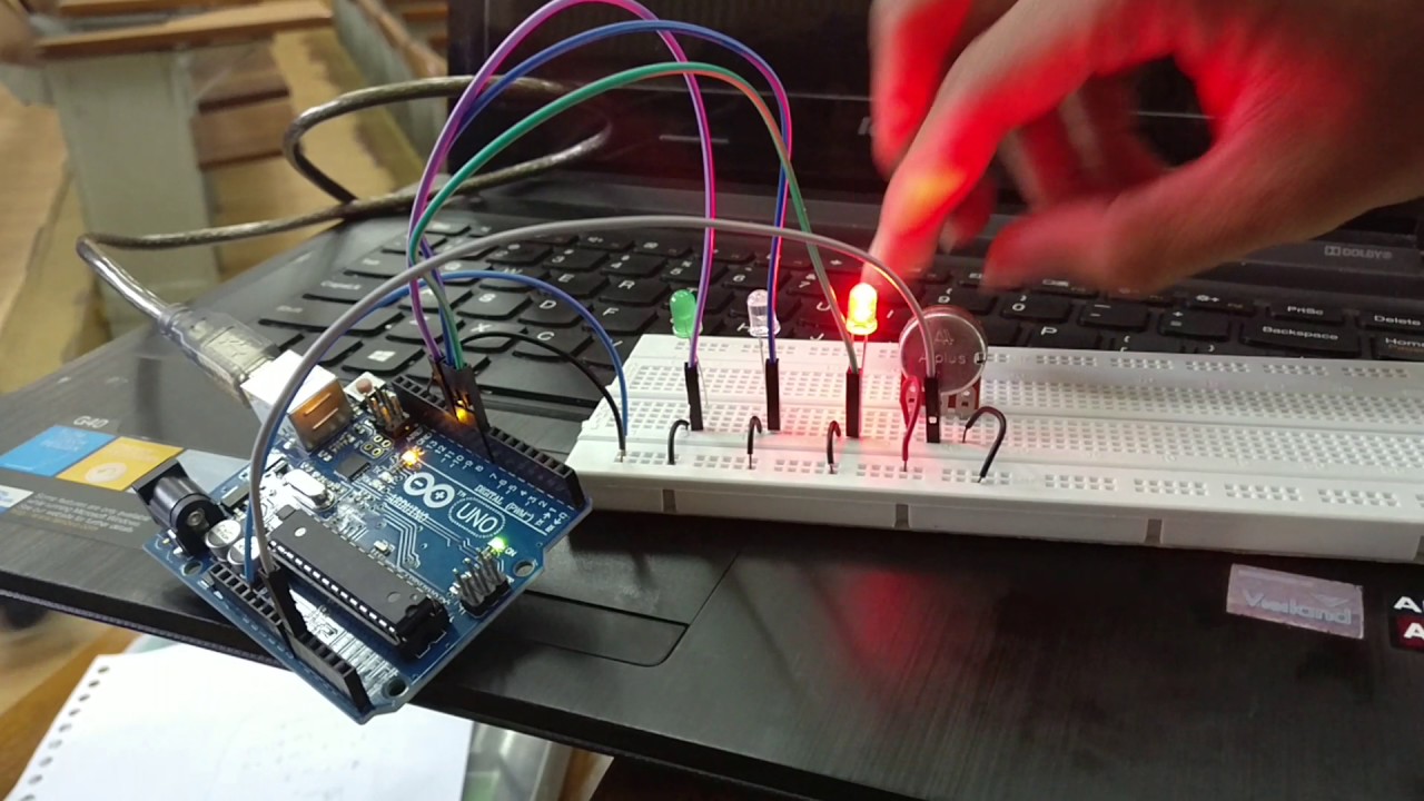 Analog Io Potensiometer Led Youtube