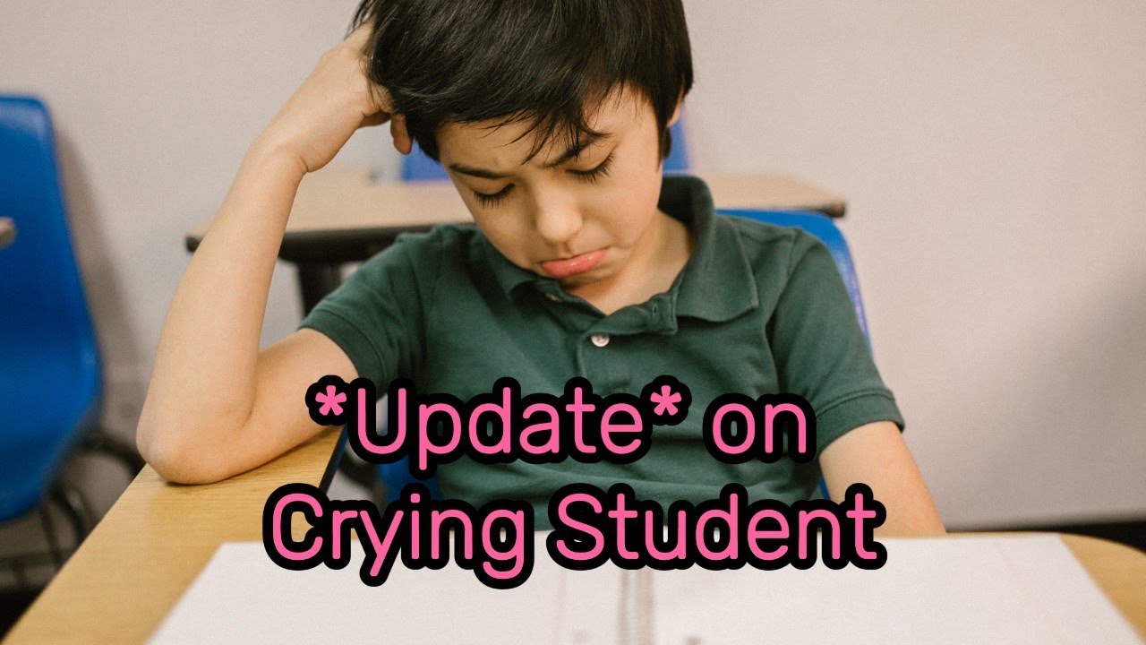 Crying Student
