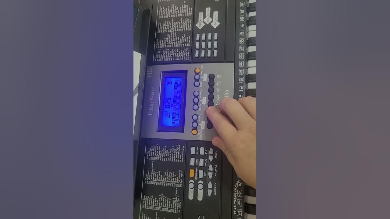 teclado HK-2106 61 teclas - YouTube
