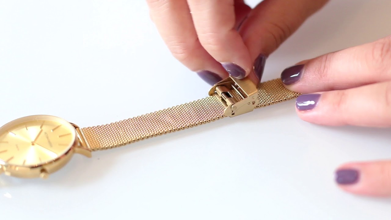 How to Adjust Your Victoria Emerson Watch - YouTube