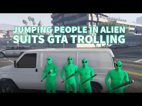 ALIEN CREW BATTLE 👽 WIR GEGEN DIE ANDEREN | GTA 5 ONLINE ALIEN GANG WAR ...