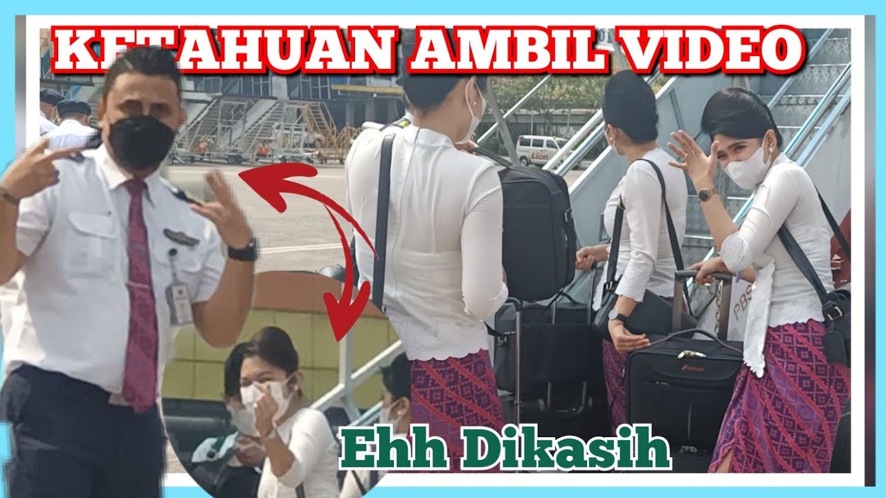 Ngerekam Pramugari Cantik.. KETAHUAN Sama Pilot... Dimarahin Apa Gax Yah ‼️ - YouTube