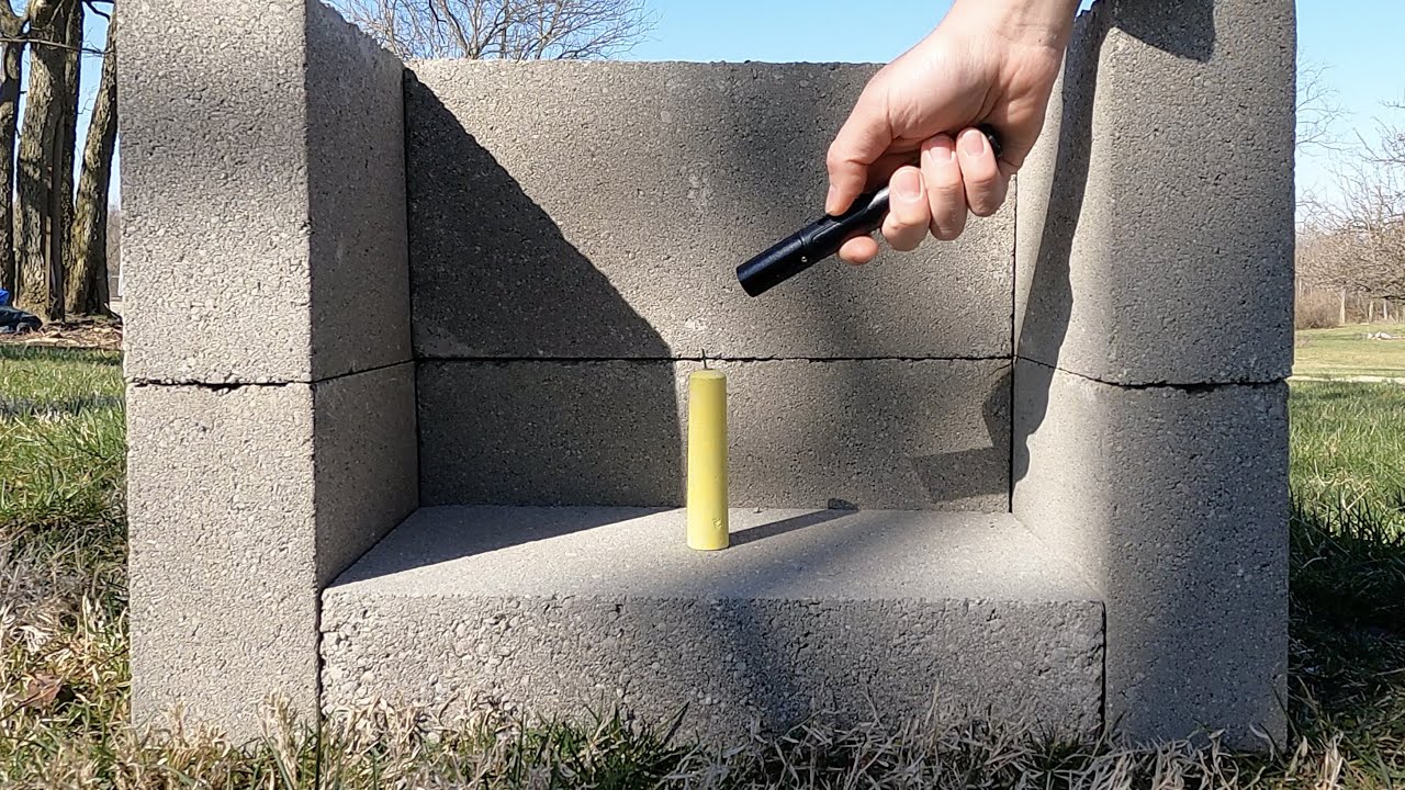 Firecracker Test: Exploding Chalk - YouTube