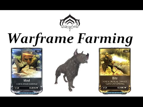 Warframe Farming - Kubrow Mods