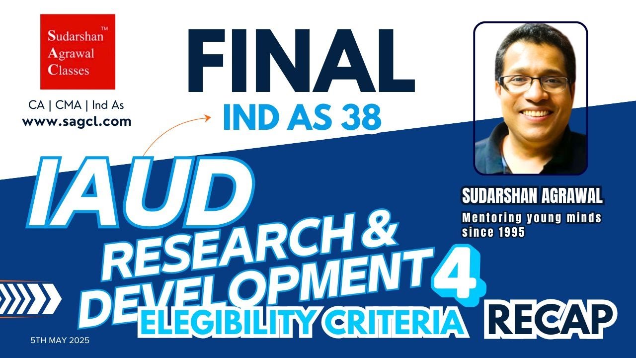 FINAL | IND AS 38 | INTANGIBLE ASSETS | RESEARCH & DEVELOPMENT - YouTube