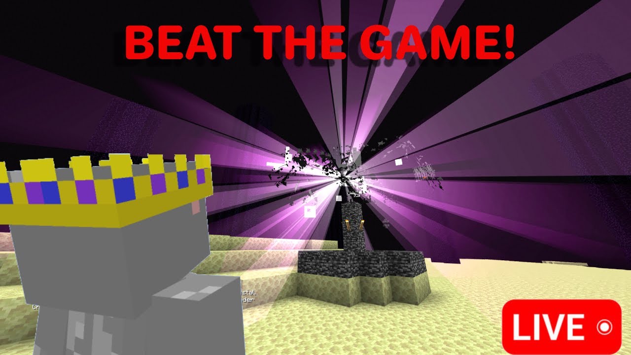 STREAMING UNTIL I BEAT MINECRAFT - YouTube