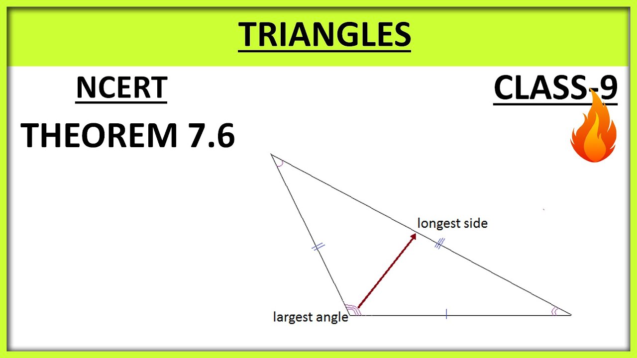 Triangles Theorem 7.6 Proof ||Chapter 7|| Ncert Class9th maths # ...