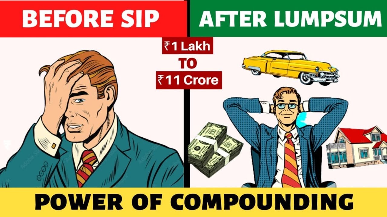 SIP vs LUMPSUM क्या है ज्यादा बहतर? How Power of Compounding Works in ...