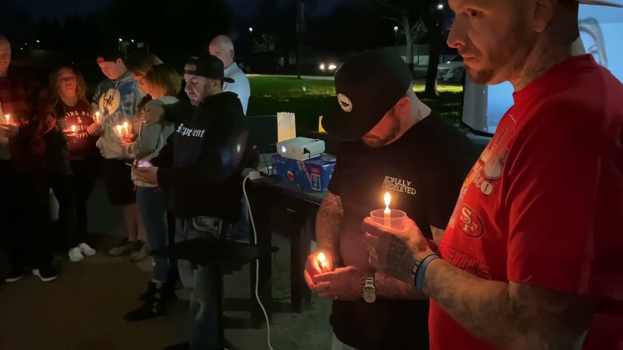 Community holds vigil for missing Santa Rosa woman Terra Trunick - YouTube