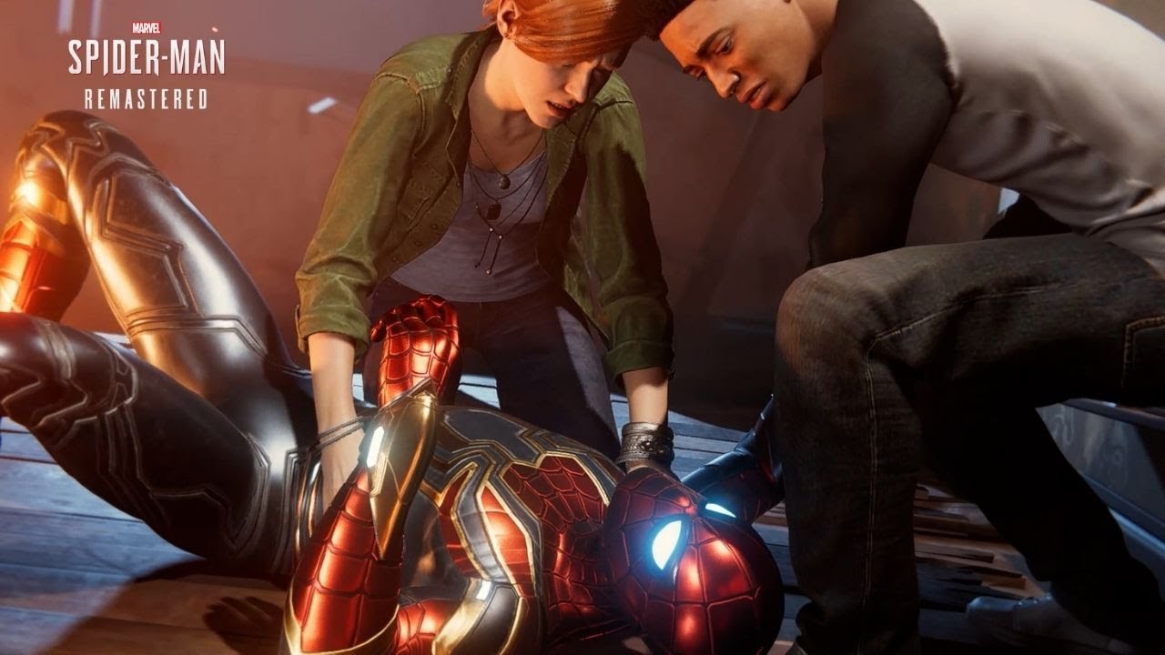 Friends saved Spider-man | marvel's spider-man remastered PC # ...