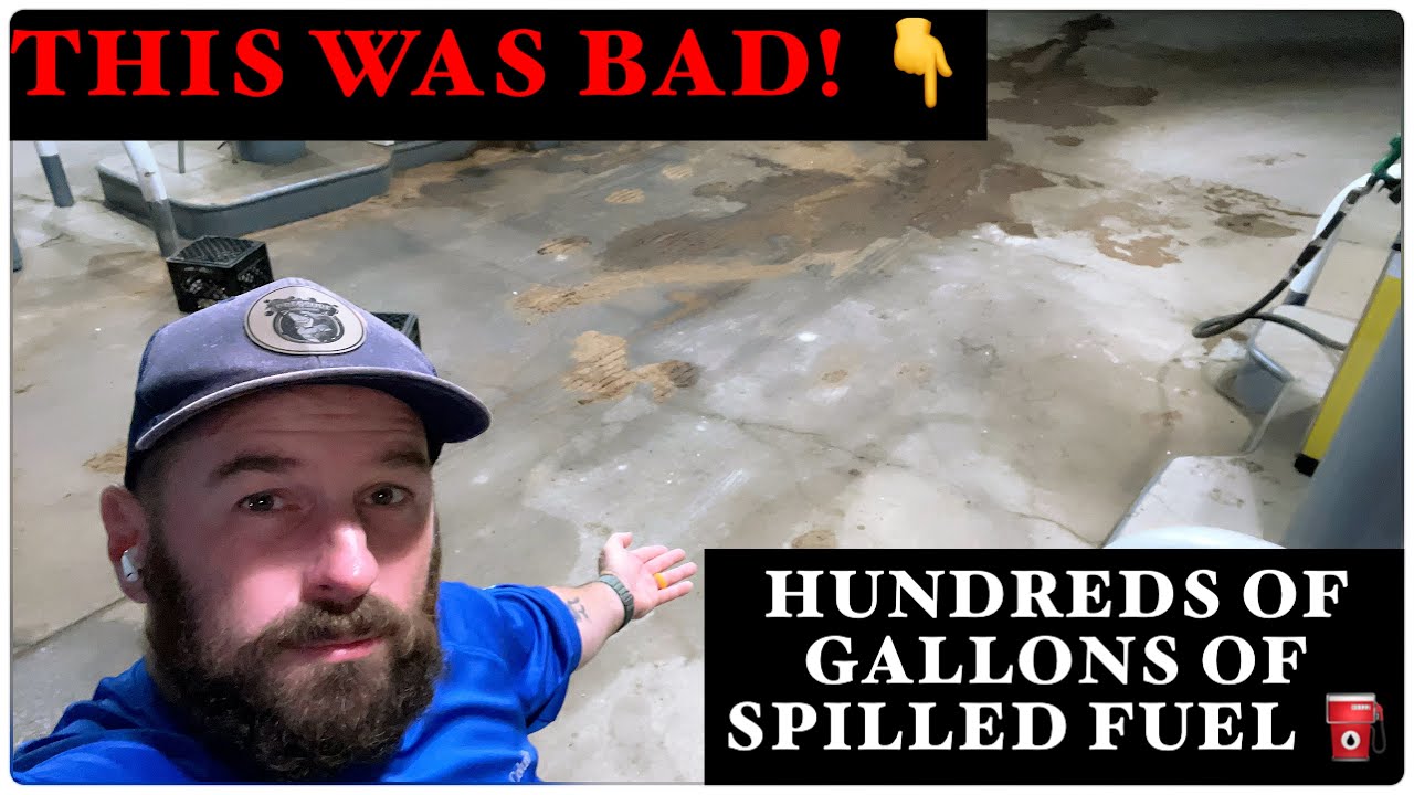 PRESSURE WASHING LARGE DIESEL & FUEL SPILLS | COMMERCIAL CLEANING ...