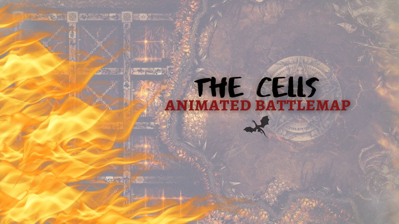 RPG Animated Battle Map - The Cells - YouTube