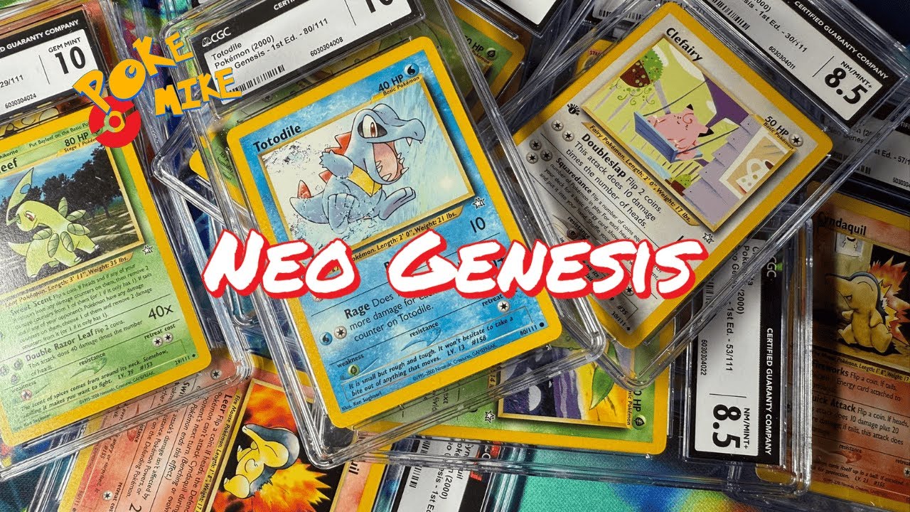 VINTAGE 1st Edition NEO GENESIS Graded Haul - YouTube