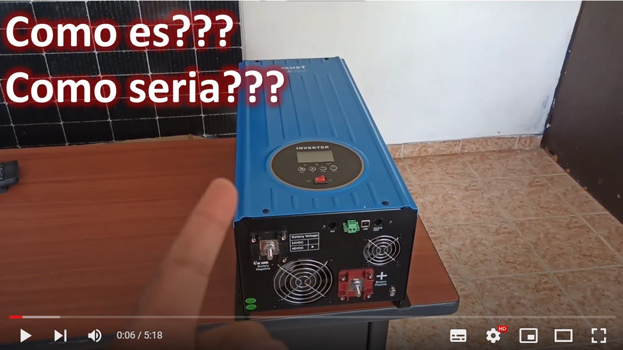 ¿inversor Híbrido ? inversor Cargador con MPPT multifuncional. #2023 # ...