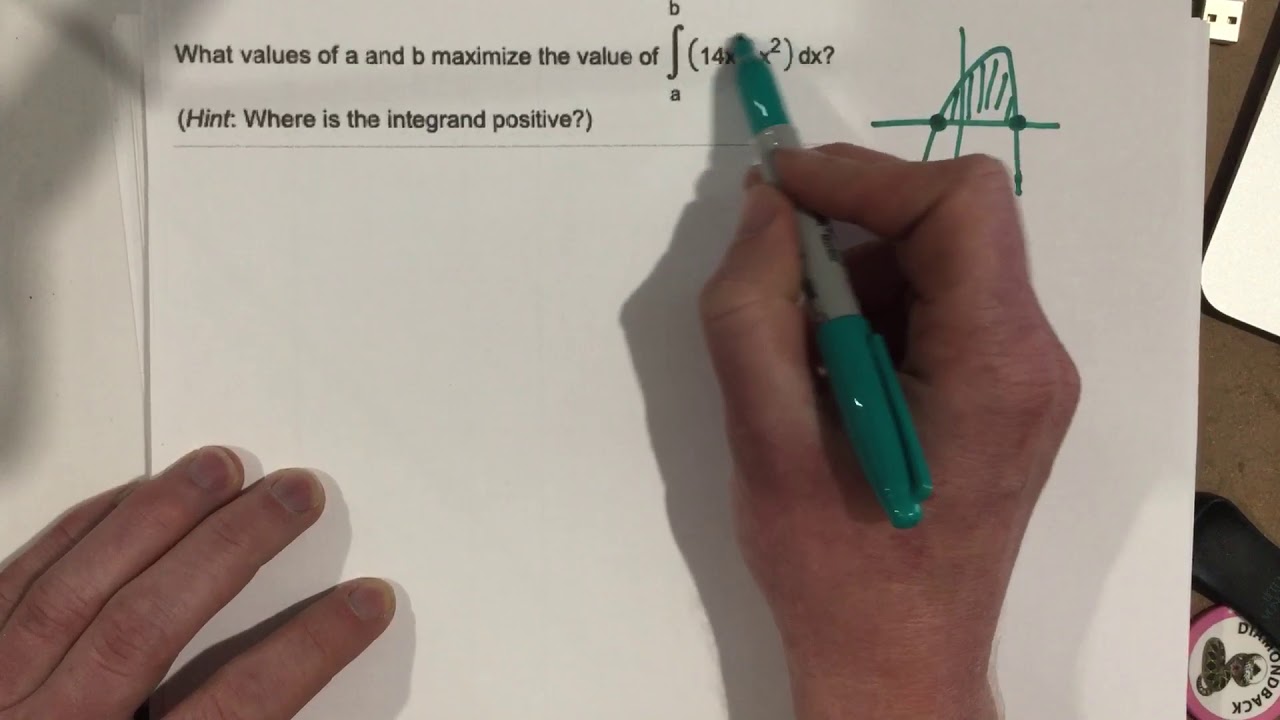 Evaluate definite integrals involving algebraic functions using the ...