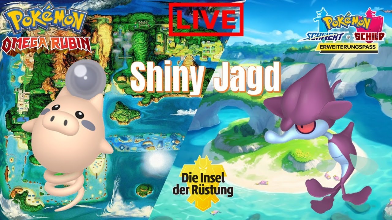 [Live] SHINY DOPPEL JAGD 🔴 Shiny Algitt in Pokemon Schwert und Shiny ...