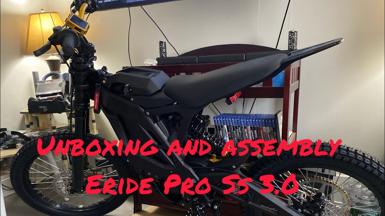 2025 E-Ride Pro SS 3.0 Unboxing, Assembly & Upgrades! | Handlebars ...