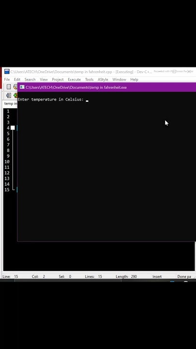 Convert Temp In Fahrenheit Coding Codinglife Codingislove Shorts Viral Viralshort