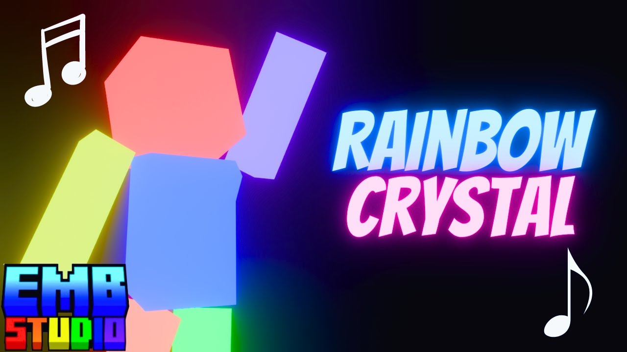 Rainbow Crystal - Blocky Animation Music Video - YouTube