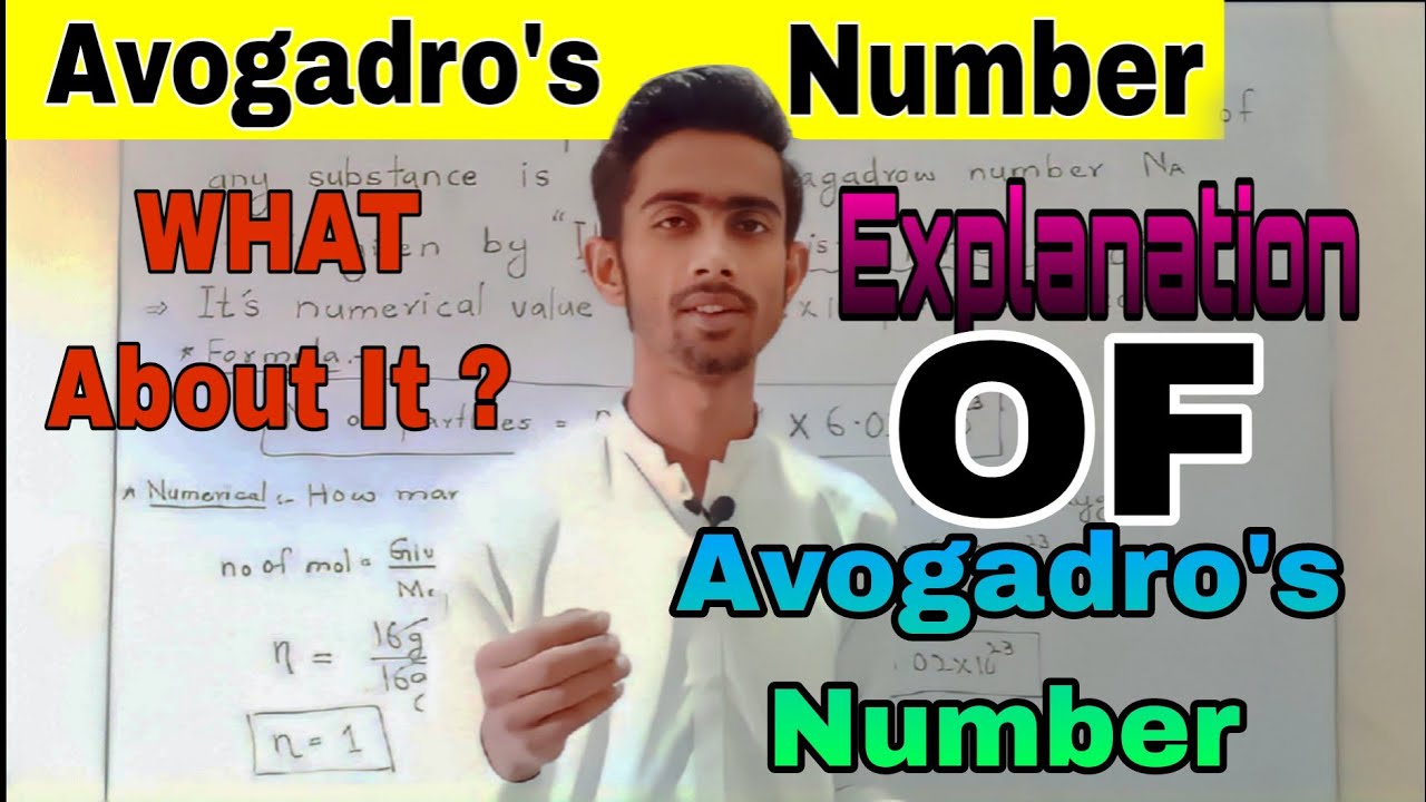 Avogadro's Number |What is Avogadro's Number| Avogadro's Value - YouTube