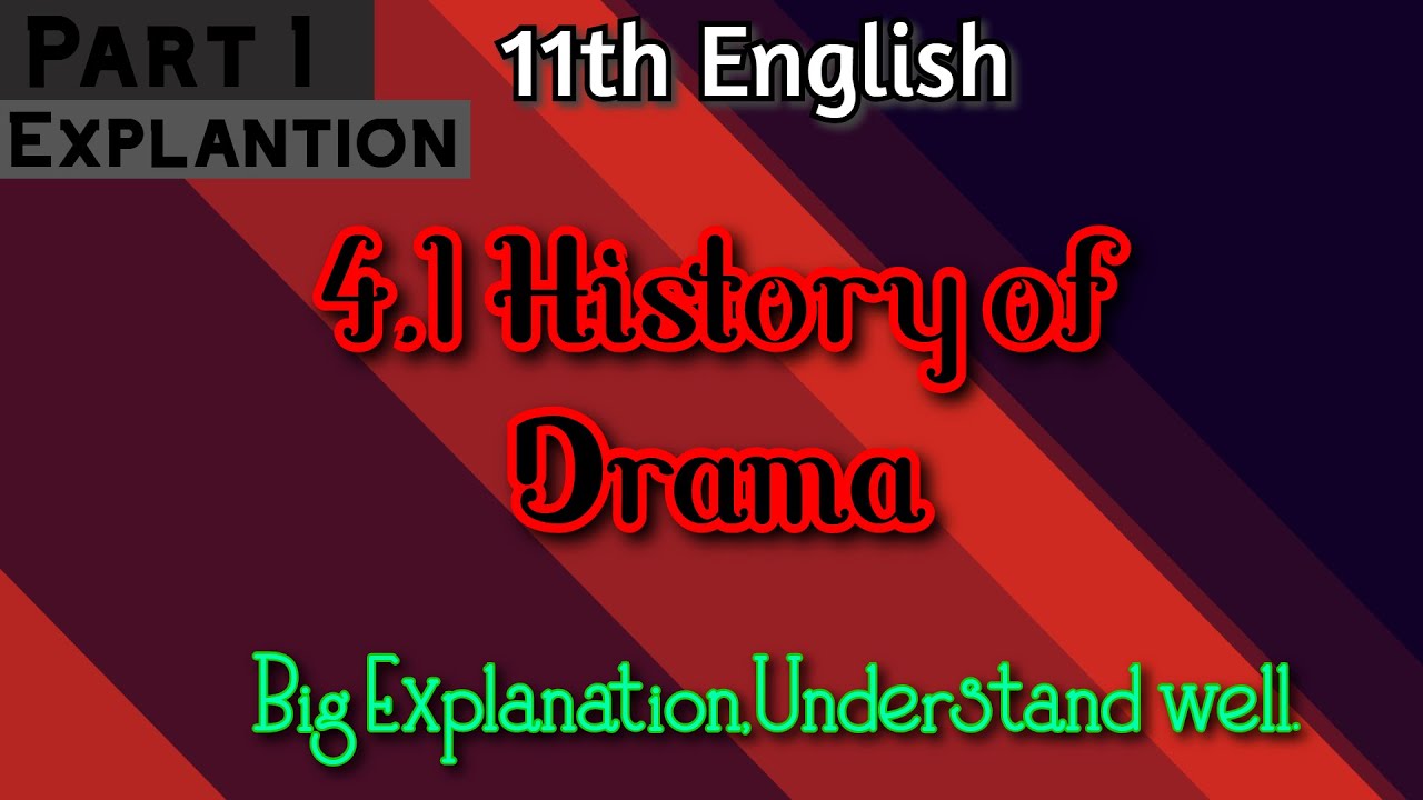 4 1 History Of English Drama 11th Class Rise Up Tutors YouTube 4-1-history-of-english-drama-11th-class-rise-up-tutors-youtube
