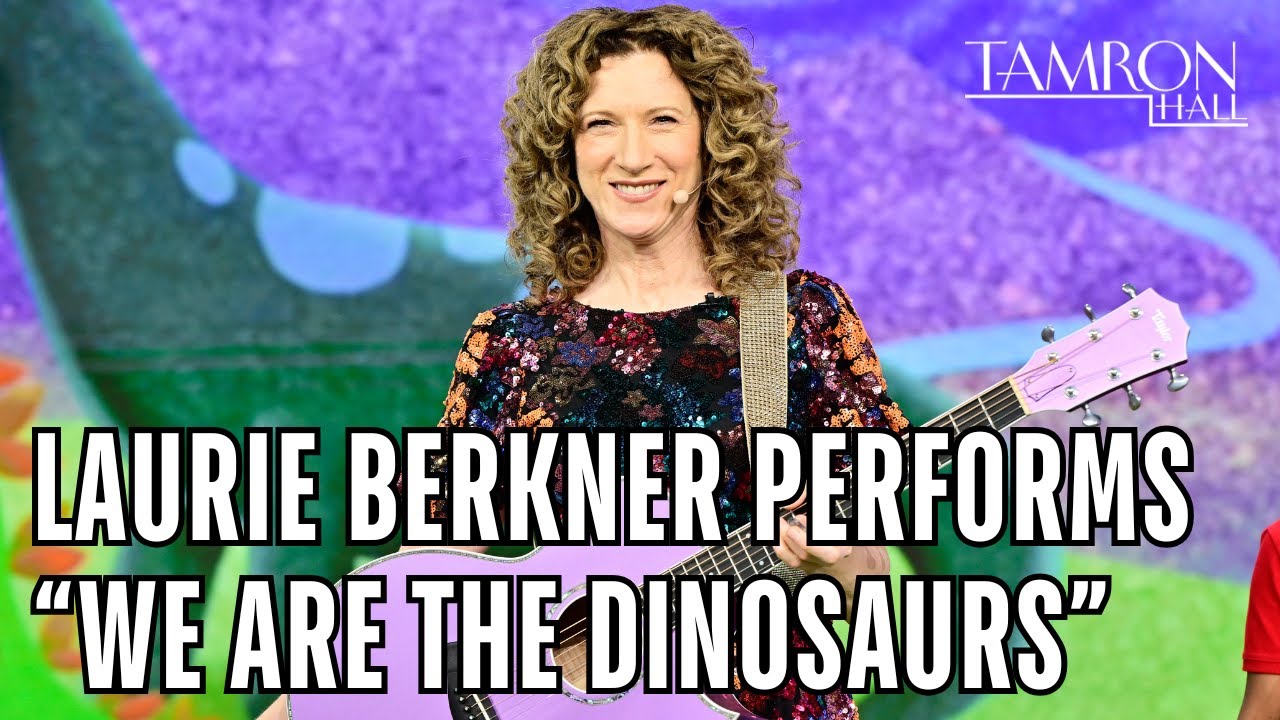Laurie Berkner Performs "We Are The Dinosaurs" in Studio! - YouTube