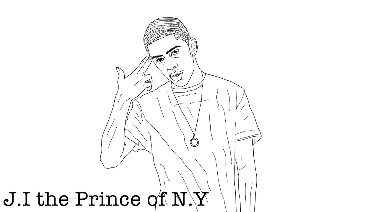 How to draw J.I the Prince of N.Y - YouTube
