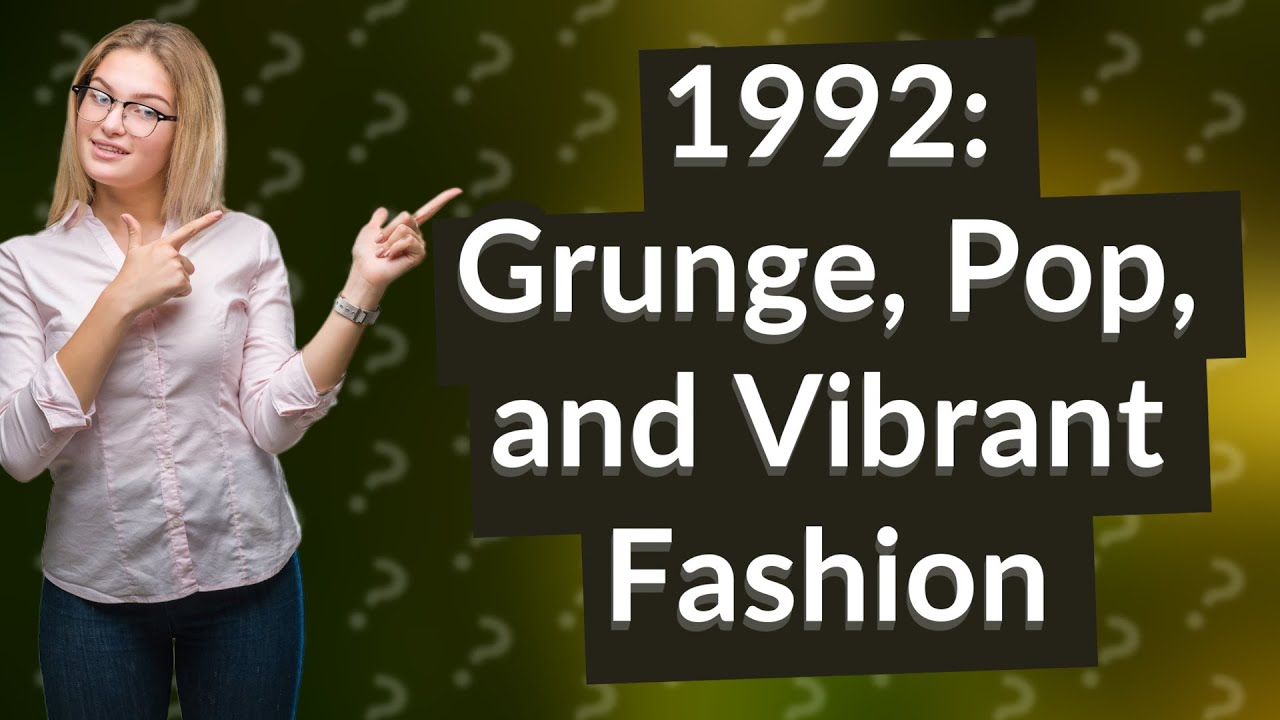 What was popular 1992? - YouTube