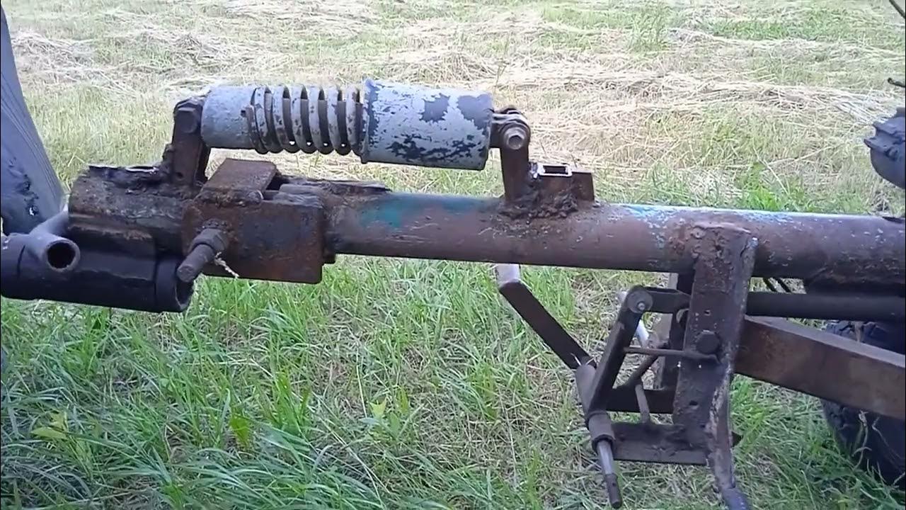 Грабли ворошилки и грабли волокуши для мотоблока. - YouTube