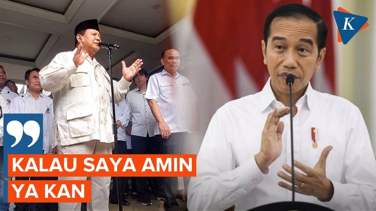 Prabowo Amini Ucapan Jokowi Sebut Pilpres 2024 Jadi Jatahnya Youtube
