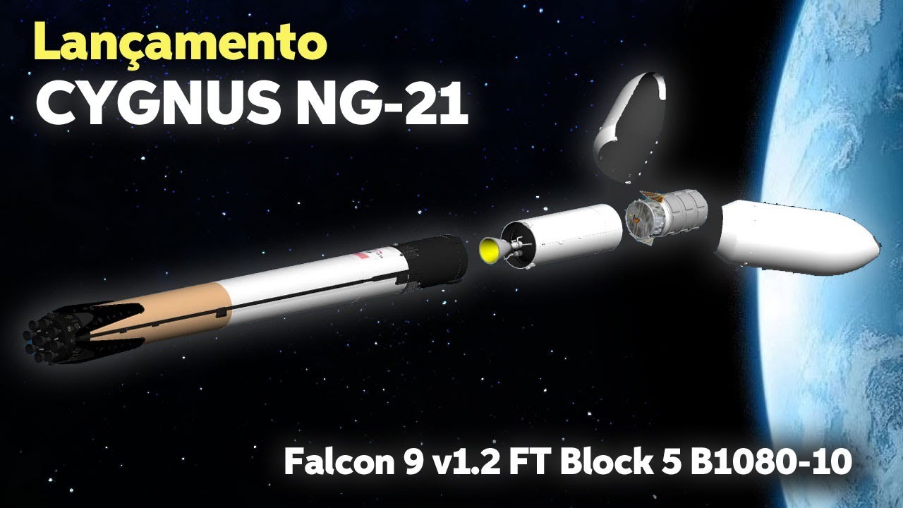 LANÇAMENTO DA NAVE DE CARGA CYGNUS NG21 - YouTube