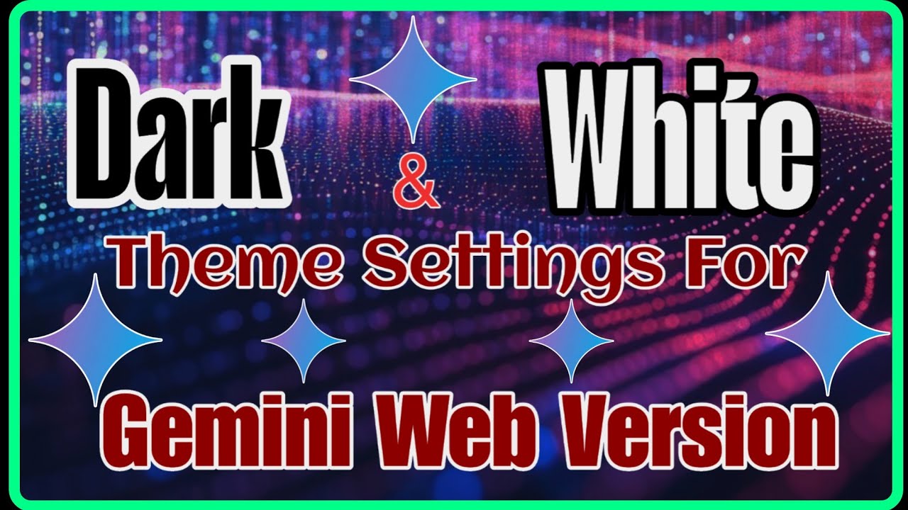 Turn Off Dark Theme in Gemini Web Version|Enable White Theme|Gemini ...