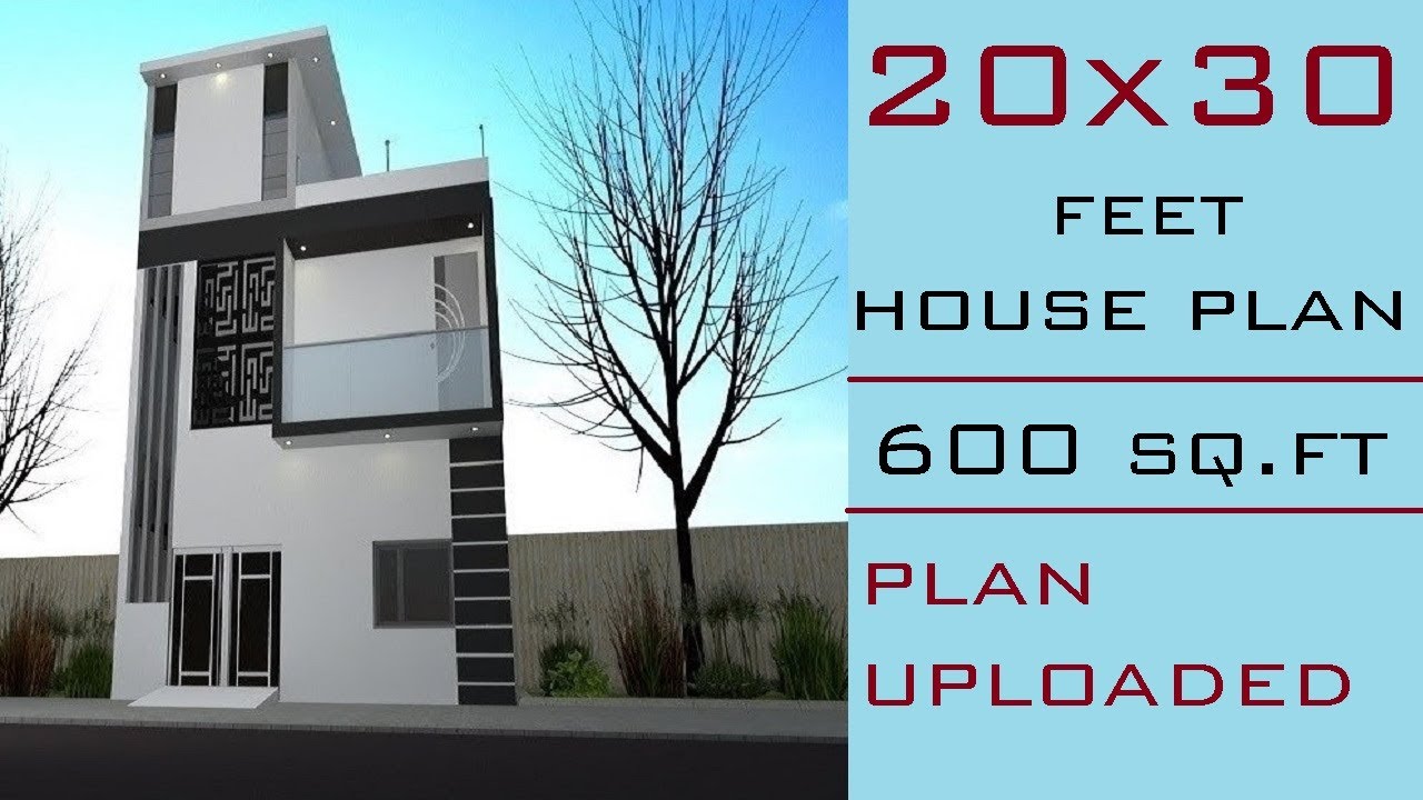 20X30 HOUSE PLAN WITH ELEVATION|20X30 GHAR KA NAKSHA|20X30 HOME DESIGNS ...
