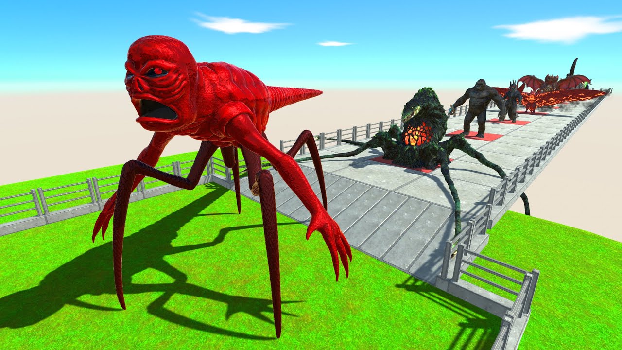 Titanus Red VS Team Godzilla; Biollante; Rodan; King Kong - Animal ...