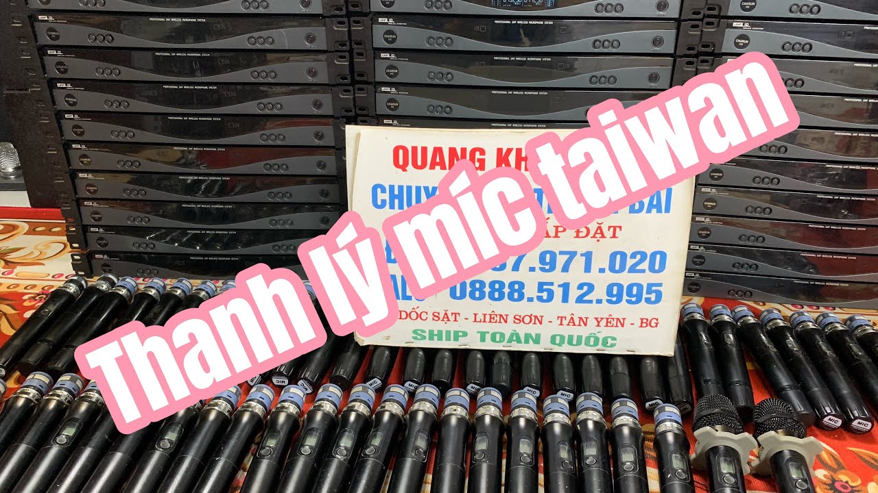 Sale míc bãi taiwan sử dụng côn cao cấp cho chất âm xịn hơn Mic đắt ...
