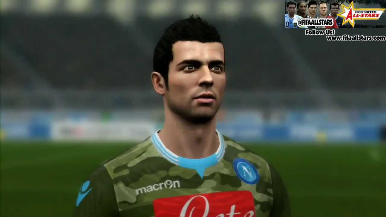 FIFA14 Napoli - AS Roma Player Faces Caras - FIFAALLSTARS.COM - YouTube