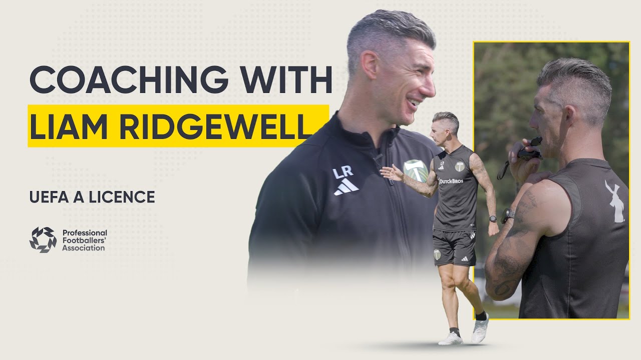Liam Ridgewell | PFA UEFA A Licence | Coaching - YouTube