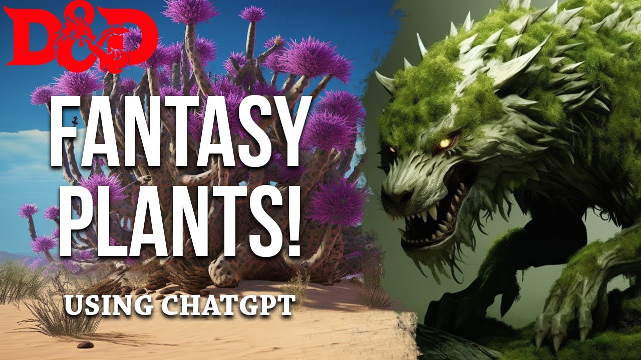 Creating Fantasy Plants using ChatGPT and OpenAI - YouTube