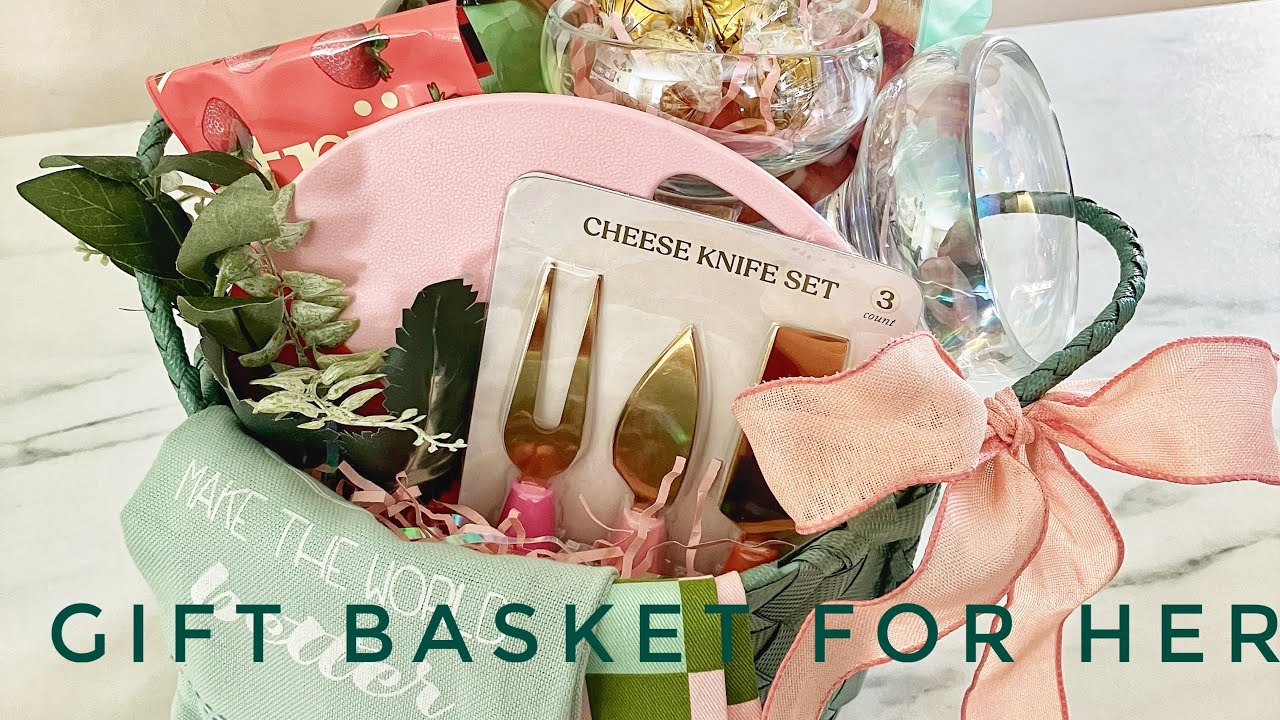 💓Simple, Affordable DIY Gift Basket Using all Target Items 💓 - YouTube