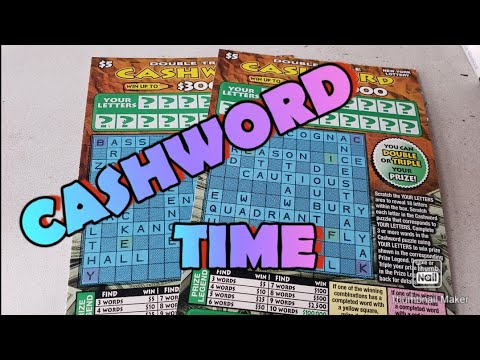 ITS DOUBLE TRIPLE CASHWORD TIME! 2 $5 NEW YORK LOTTERY INSTANT WIN ...