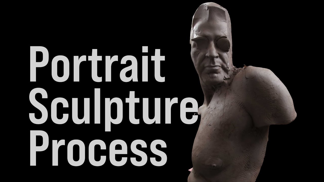Portrait Sculpture in Water-Based Clay - Complete Process - YouTube